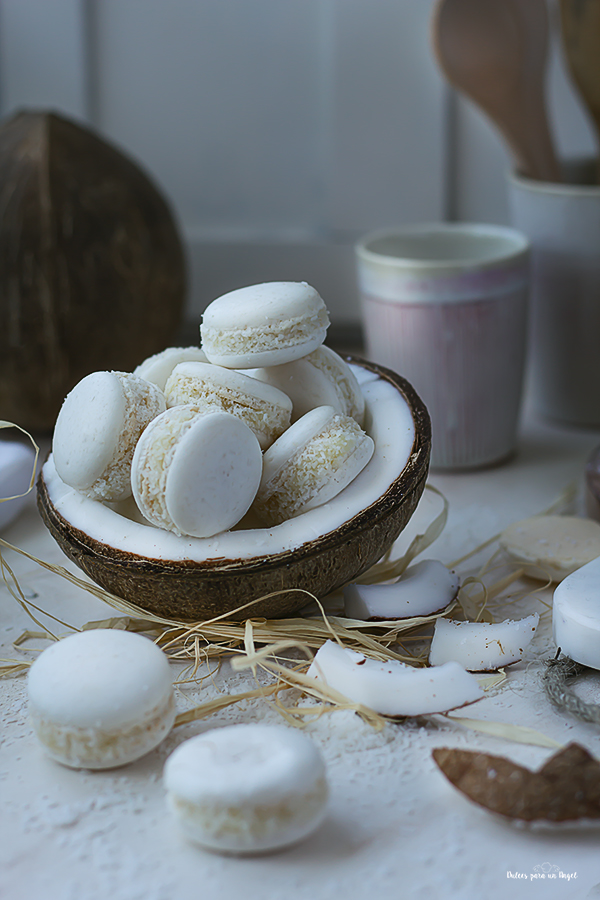 Macarons de coco – Dulces para un ángel