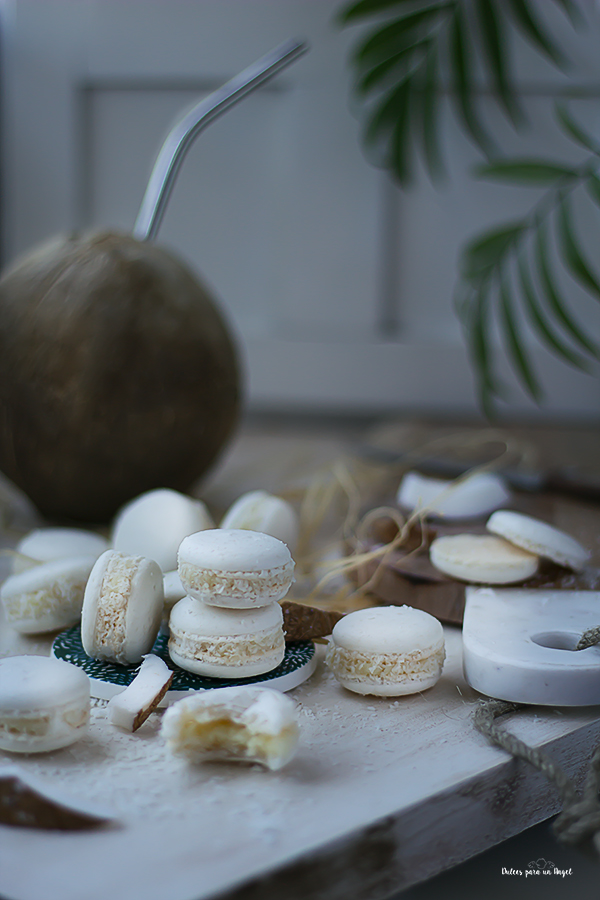 Macarons de coco – Dulces para un ángel
